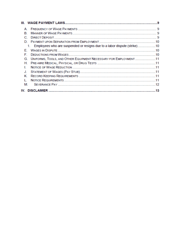 Tennessee HR Law Reference Guide - ELH / HR4Sight